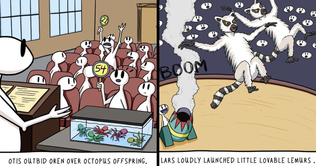 20 Alliterated Comics, A Journey of Joy and Jumbles